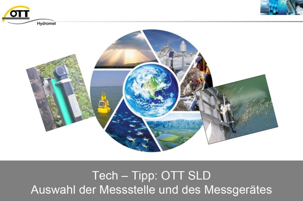 Tech-Tipp: SLD-Messtellenauswahl | OTT HydroMet Blog